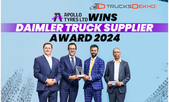 Apollo Tyres Receives Daimler Truck Supplier Award 2024 In ...