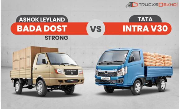 Ashok Leyland Dost Strong vs Tata Intra V30: Specification Comparison ...
