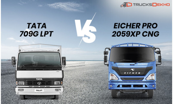 Tata 709g LPT Vs Eicher Pro 2059XP CNG: Spec Comparison | Trucks ...