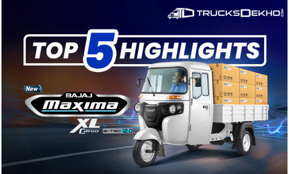 Top 5 Highlights Of Bajaj Maxima Xl Cargo E-TEC 12.0 In India | Trucks.cardekho.com