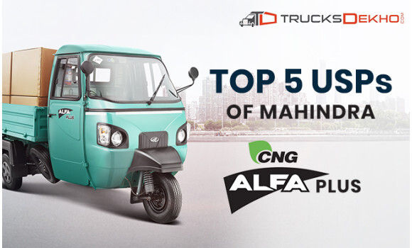 Top 5 USPs Of Mahindra Alfa Plus CNG Three-Wheeler In India | Trucks ...