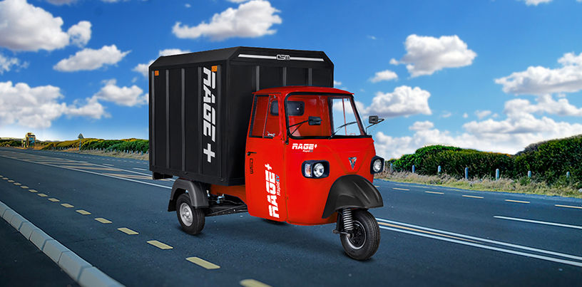 Omega Seiki Mobility and Log9 unveil cargo e-rickshaw- the Rage+ ...