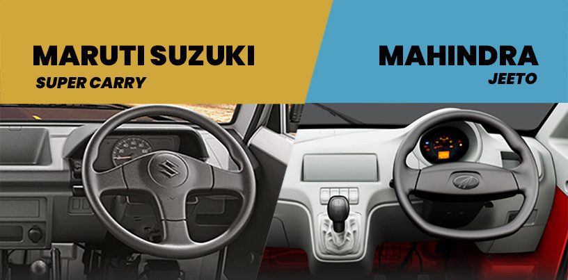 Comparison: Maruti Suzuki Super Carry vs Mahindra Jeeto | Trucks ...
