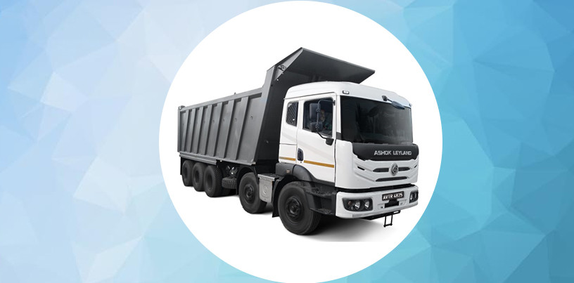 Ashok Leyland launches AVTR 4825, heavy-duty tipper | Trucks.cardekho.com
