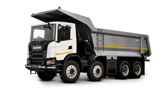 Scania XT premium Tipper: Detail Look | Trucks.cardekho.com