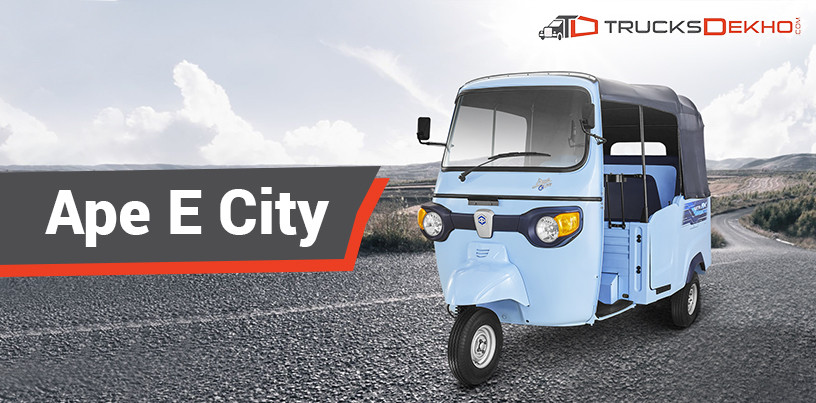 Piaggio Ape E-City: Full Details | Trucks.cardekho.com