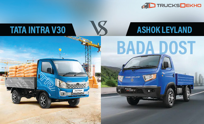 Tata Intra V30 vs Ashok Leyland Bada Dost: Specs Comparison | Trucks ...