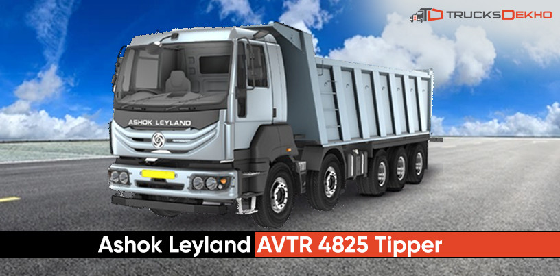 Ashok Leyland’s 16-tyre Tipper AVTR 4825 launched with H6 Engine ...