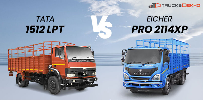 Tata 1512 LPT Vs Eicher Pro 2114XP: Spec Comparison | Trucks.cardekho.com