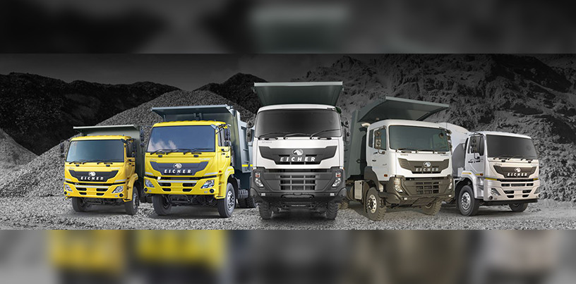 Eicher Heavy-Duty Tipper Range explored | Trucks.cardekho.com