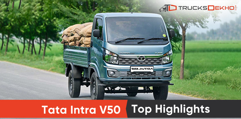 Tata Intra V50: Top Highlights | Trucks.cardekho.com