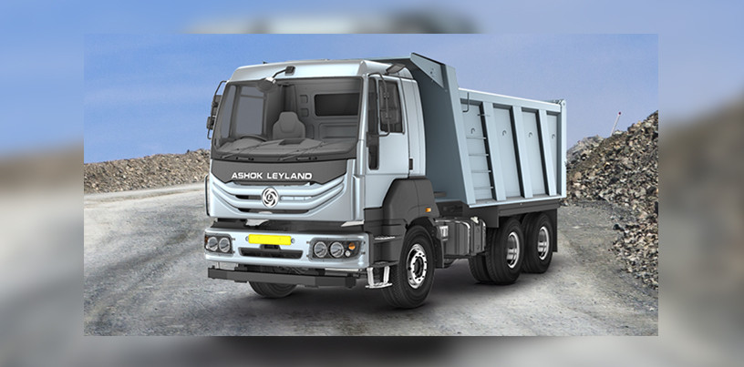 Ashok Leyland’s BS6 tipper range revealed | Trucks.cardekho.com