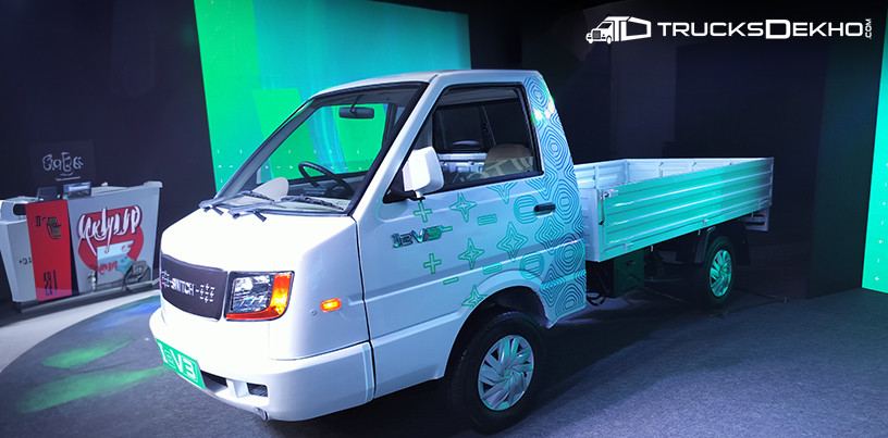 Switch Mobility Unveils IeV 3 and IeV 4 Electric Trucks In India ...