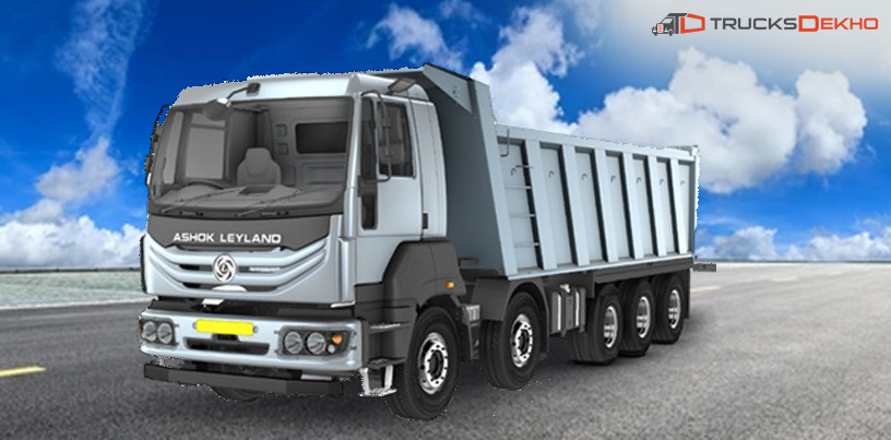 Ashok Leyland’s 16-tyre Tipper AVTR 4825 launched with H6 Engine ...